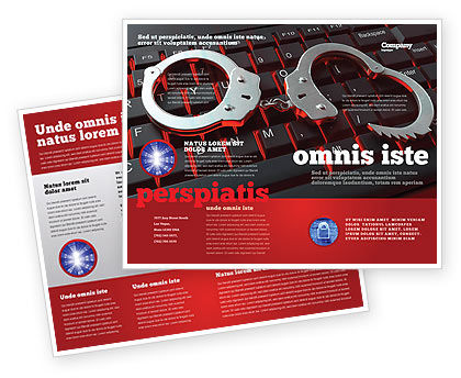 Computer Crimes Brochure Template Design and Layout, Download Now ...