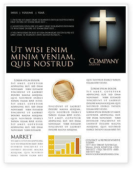 Cross In The Dark Newsletter Template for Microsoft Word & Adobe ...