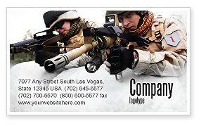 Soldiers In Iraq Business Card Template, Layout. Download Soldiers In ...