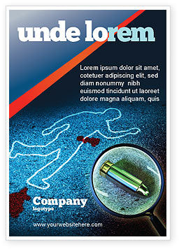 Crime Scene Investigation Flyer Template, Background in Microsoft Word ...