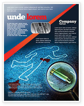 Crime Scene Investigation Flyer Template, Background in Microsoft Word ...