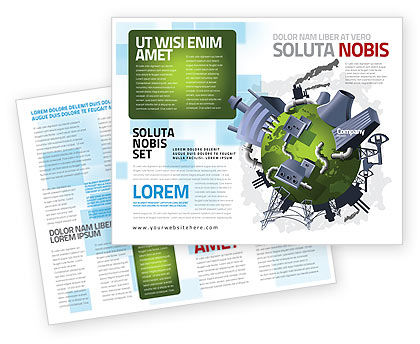 Pollution Control Brochure Template Design and Layout, Download Now ...