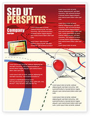 Road Map Brochure Template Design and Layout, Download Now, 08109 ...