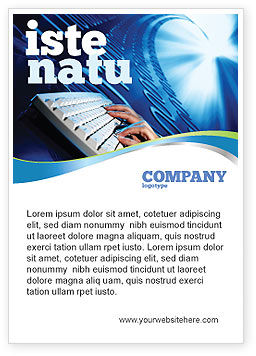 Typing Advertising Templates in Microsoft Word, Adobe Illustrator and ...