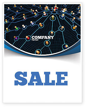 Network Community Sale Poster Template in Microsoft Word, Publisher and ...