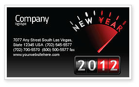 N Yr Speedometer Business Card Template, Layout. Download N Yr ...