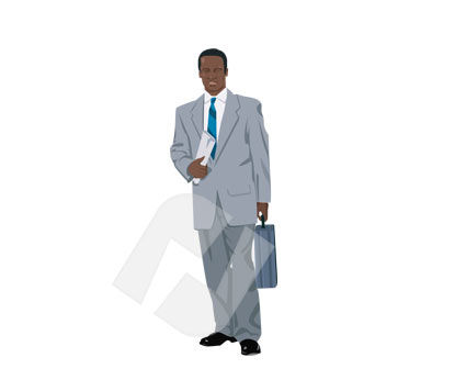 Manager Vector Clip Art | 00184 | PoweredTemplate.com