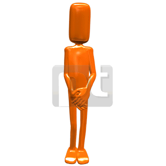 A Thin Tall Man Explains Something and Feeling Guilty Animation Clip ...