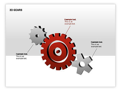3D Gears Shapes for PowerPoint Presentations, Download Now 00231 ...