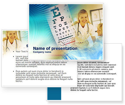 Ophthalmology PowerPoint Template - PoweredTemplate.com | 00893 | 3 ...