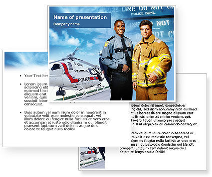 Rescue Team PowerPoint Template - PoweredTemplate.com | 3 Backgrounds ...