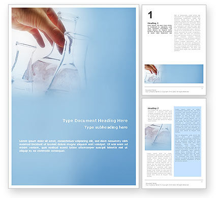 Science Word Templates Design, Download now | PoweredTemplate.com