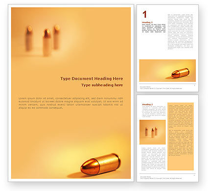 Copper Metal Word Templates Design, Download now | PoweredTemplate.com