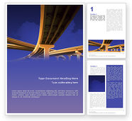 Road Interchange Newsletter Template for Microsoft Word & Adobe ...