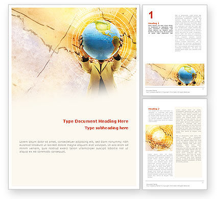 Creative Word Templates Design, Download now | PoweredTemplate.com