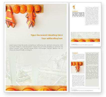 1 Modèles Word affiches de construction Gratuit | PoweredTemplate.com