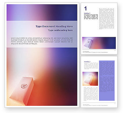 6 Free Mailing Word Templates | PoweredTemplate.com