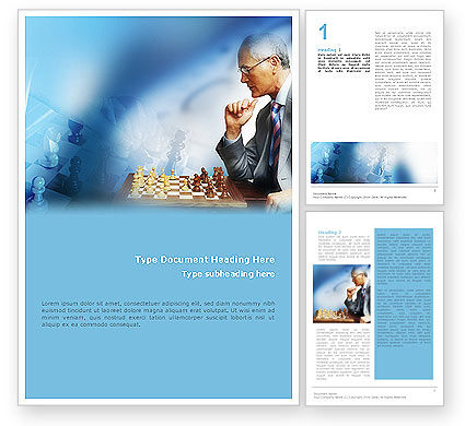 25 Templat Word catur Gratis | PoweredTemplate.com