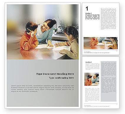 71 Free Presentation Children Word Templates | PoweredTemplate.com