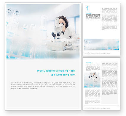 Pharmaceutical Laboratory Word Templates Design, Download now ...