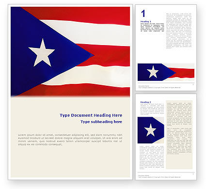Flag of Puerto Rico - Free Presentation Template for Google Slides and ...