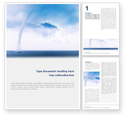 Ocean Word Templates Design, Download now | PoweredTemplate.com