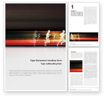 Science And Technique Word Templates Design, Download now ...
