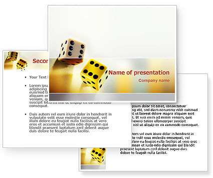 Probability PowerPoint Template - PoweredTemplate.com | 3 Backgrounds ...