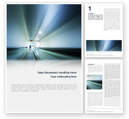 Terminal Word Templates Design, Download now | PoweredTemplate.com