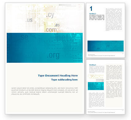 Protocol Word Templates Design, Download now | PoweredTemplate.com