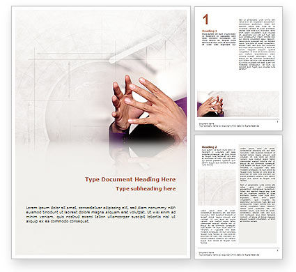 Talking Point Word Templates Design, Download now | PoweredTemplate.com