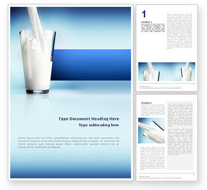 Natural Product Word Templates Design, Download now | PoweredTemplate.com