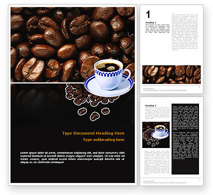 Natural Flavor Word Template 02435 | PoweredTemplate.com