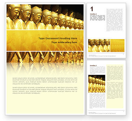 Buddha Word Templates Design, Download now | PoweredTemplate.com
