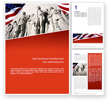 Monument Word Templates Design, Download now | PoweredTemplate.com