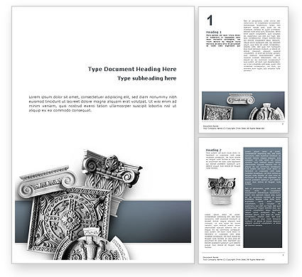 Decoración Word Templates Diseño, Descargar ahora | PoweredTemplate.com