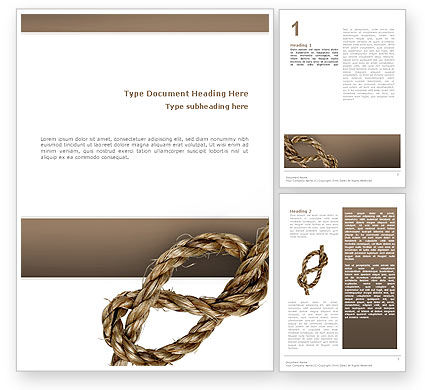 Rope Word Templates Design, Download now | PoweredTemplate.com