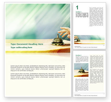 Reception Word Templates Design, Download now | PoweredTemplate.com