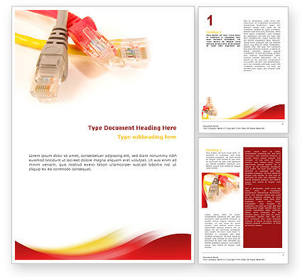 Plantilla de Word - cable de conexión ethernet | 02692 ...