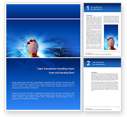 Ict Word Templates Design, Download now | PoweredTemplate.com