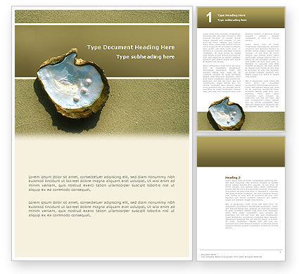 Shell Word Templates Design, Download now | PoweredTemplate.com