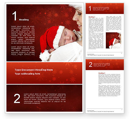 8 Gratis gratis kerst Word-sjablonen | PoweredTemplate.com