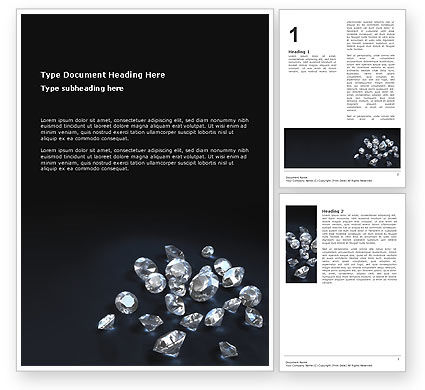 Facet Word Templates Design, Download now | PoweredTemplate.com