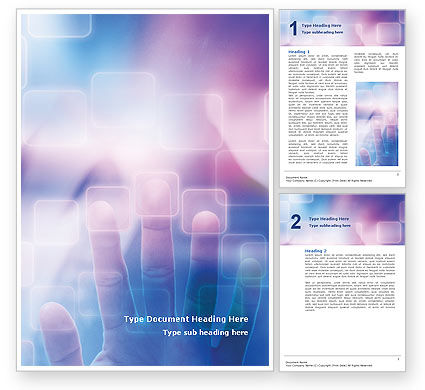 Interactive Word Template 02946 | PoweredTemplate.com