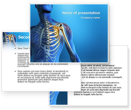 Bones PowerPoint Template - PoweredTemplate.com | 3 Backgrounds, 3 ...