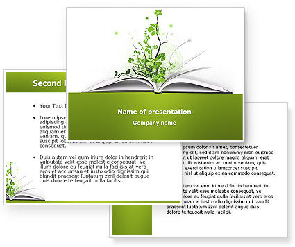 Knowledge PowerPoint Template - PoweredTemplate.com | 03072 | 3 ...