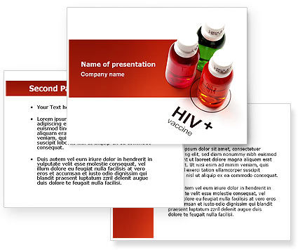 HIV Vaccine PowerPoint Template - PoweredTemplate.com | 3 Backgrounds ...