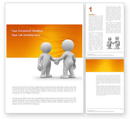 Colleagues Introduction Word Templates Design, Download now ...