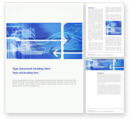 Driveway Word Templates Design, Download now | PoweredTemplate.com