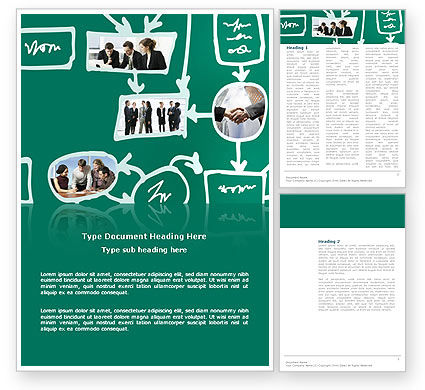 Process Map Word Templates Design, Download now | PoweredTemplate.com